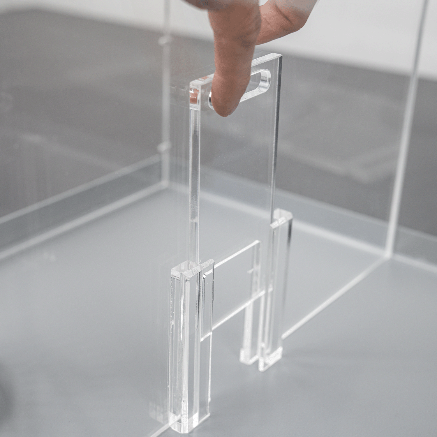 Mouse Cage for 3-chamber Sociability Test, with transparent walls